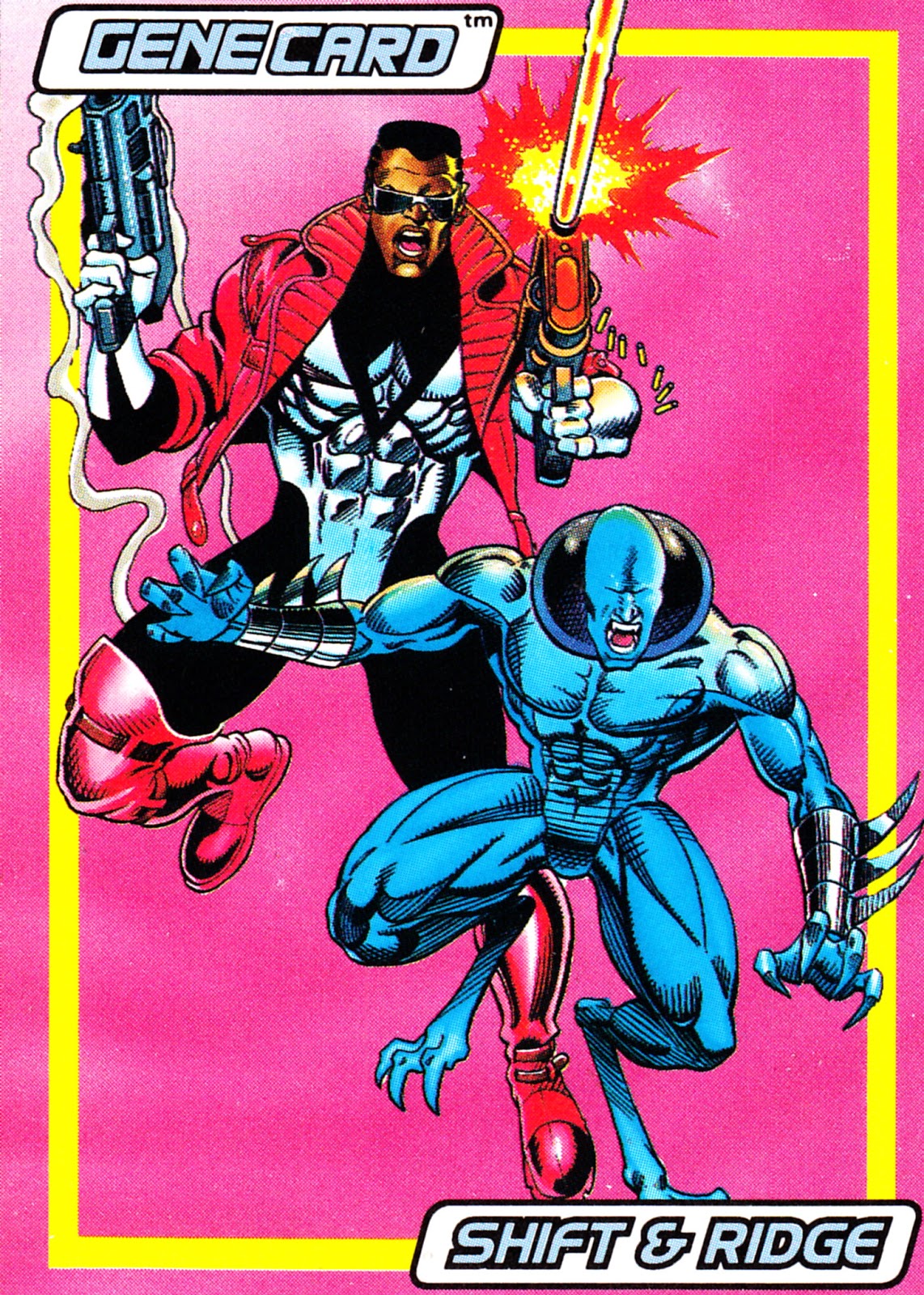 STARLOGGED - GEEK MEDIA AGAIN: 1993: GENE CARDS 9-12 (Marvel UK)