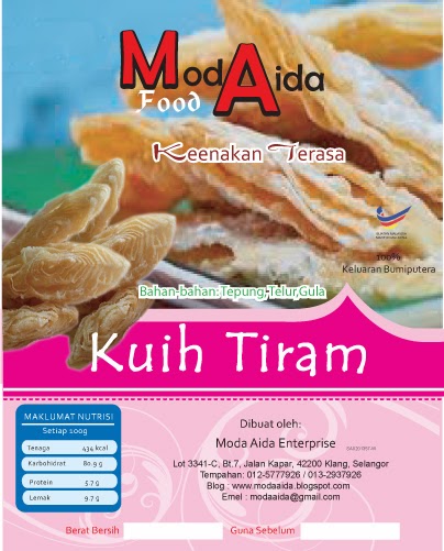 KAD KAHWIN MURAH: Sticker @ Label Kuih Raya