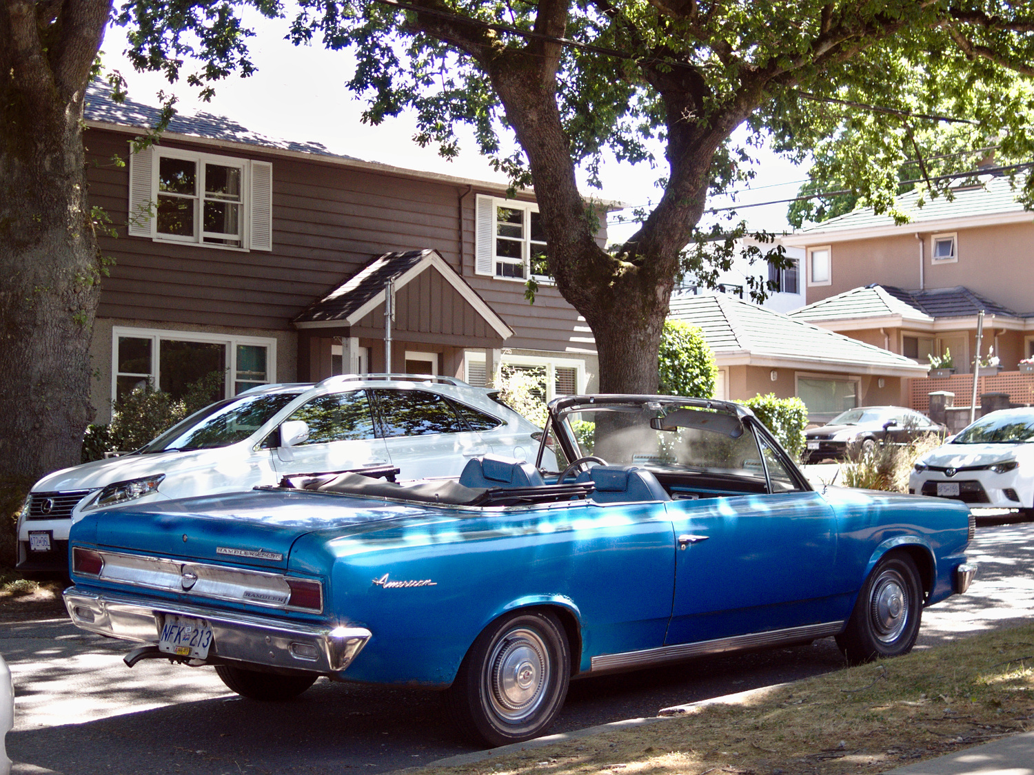 Old Parked Cars Vancouver: 1967 AMC Rambler American Convertible