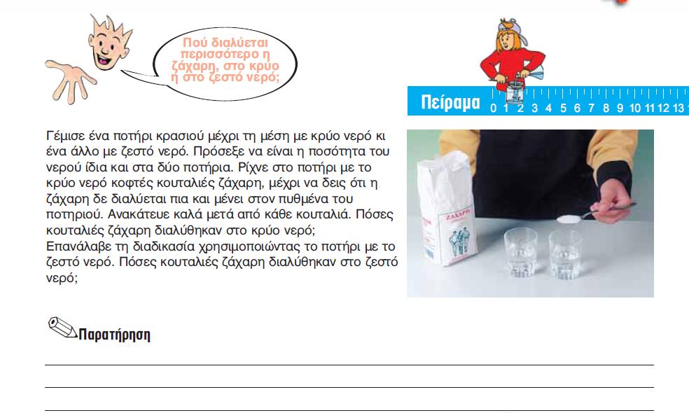 ΜΕΛΕΤΑΜΕ ΤΑ ΔΙΑΛΥΜΑΤΑ | ΦΥΣΙΚΑ Ε΄ ΚΑΙ ΣΤ΄ ΤΑΞΗΣ