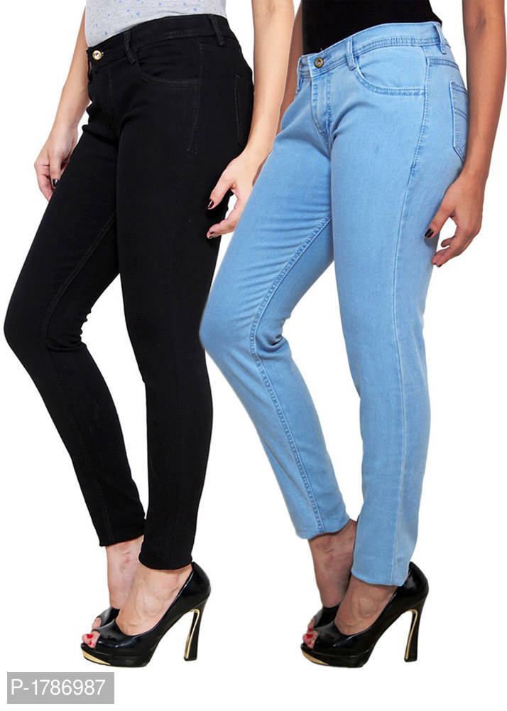 Womens Cotton Spandex Jeans Collection A2z Store Online Shopping