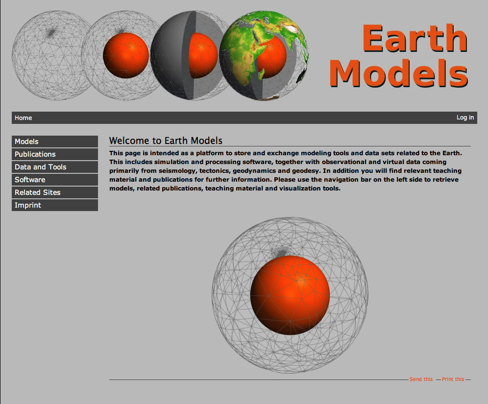 TheSeismicGlobe: Earth Models