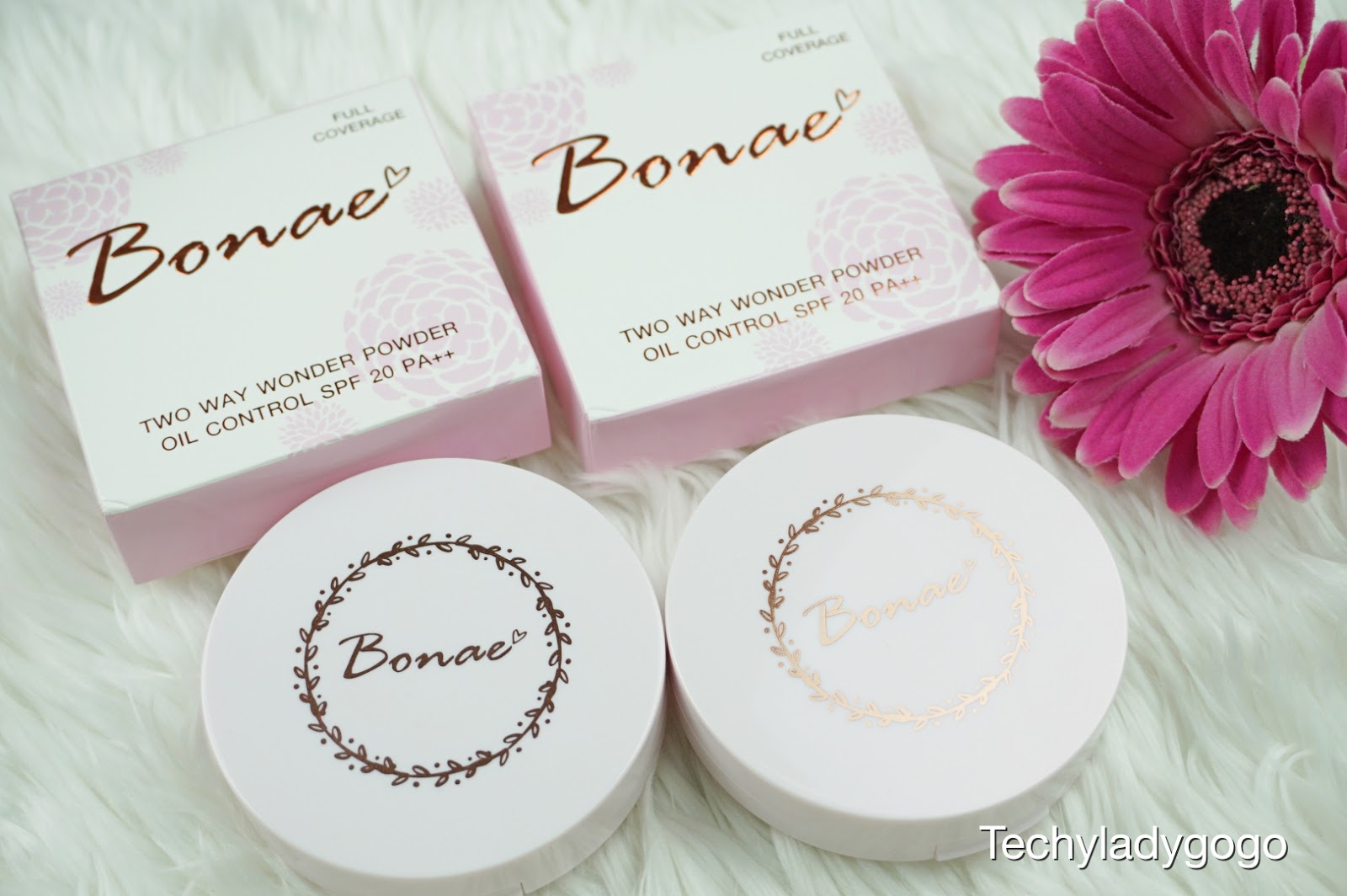 Bonae Two Way Wonder Powder SPF20 PA++ รีวิวแป้งบอนเน่ คุมมัน ปกปิด ...