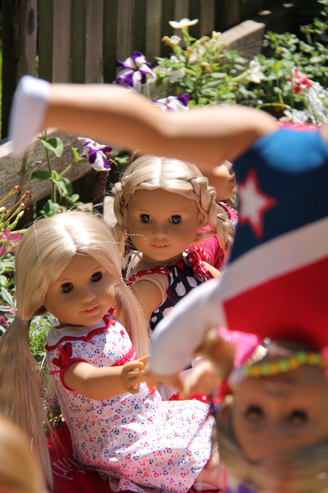 American Girl Doll Play: Celebrating the 4th With a Doll Parade