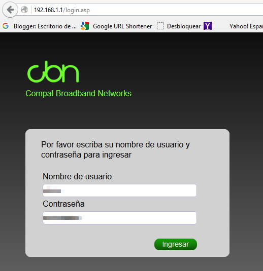 esponja Acera Renunciar acceder router ono cbn Lustre Baño cielo