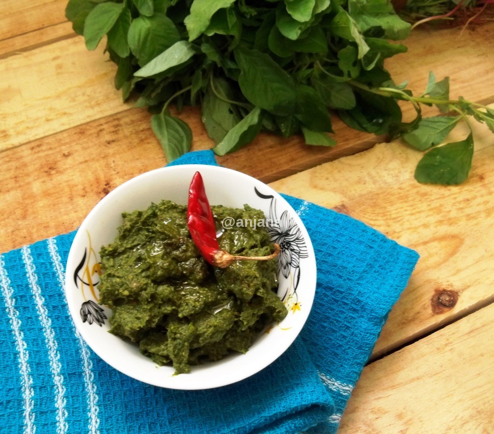 housewivesdiary: CHAWLI BHAJI/THOTAKURA CHUTNEY/CHAWLI CHUTNEY