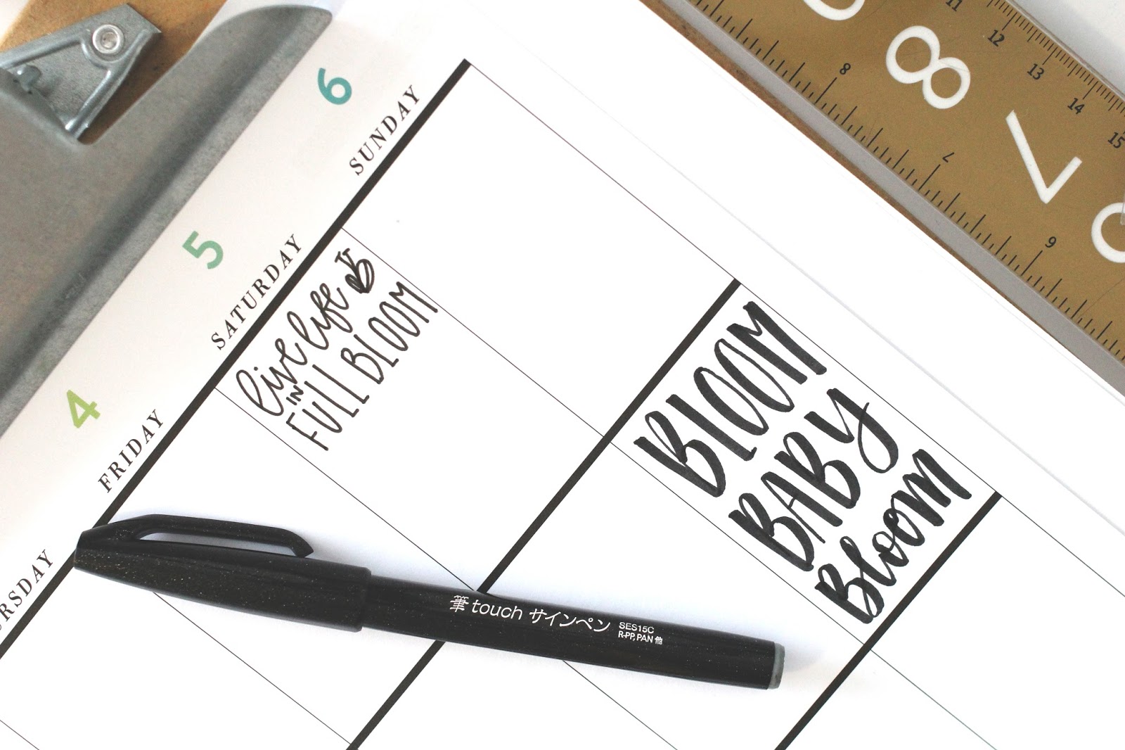 Planner Lettering Tips and Tricks: 10 Minute Quickie