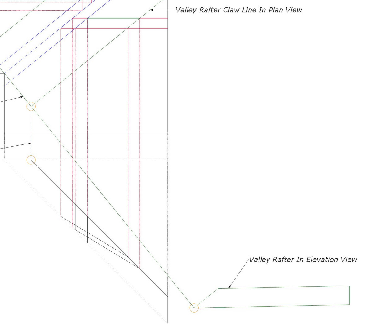 Roof Framing Geometry: Claw Barbe Klaue Lip Angles