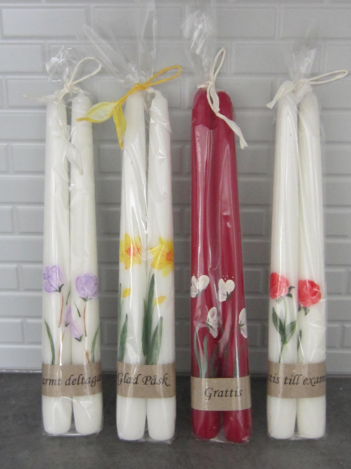 Hantverkarglädje : Målade ljus