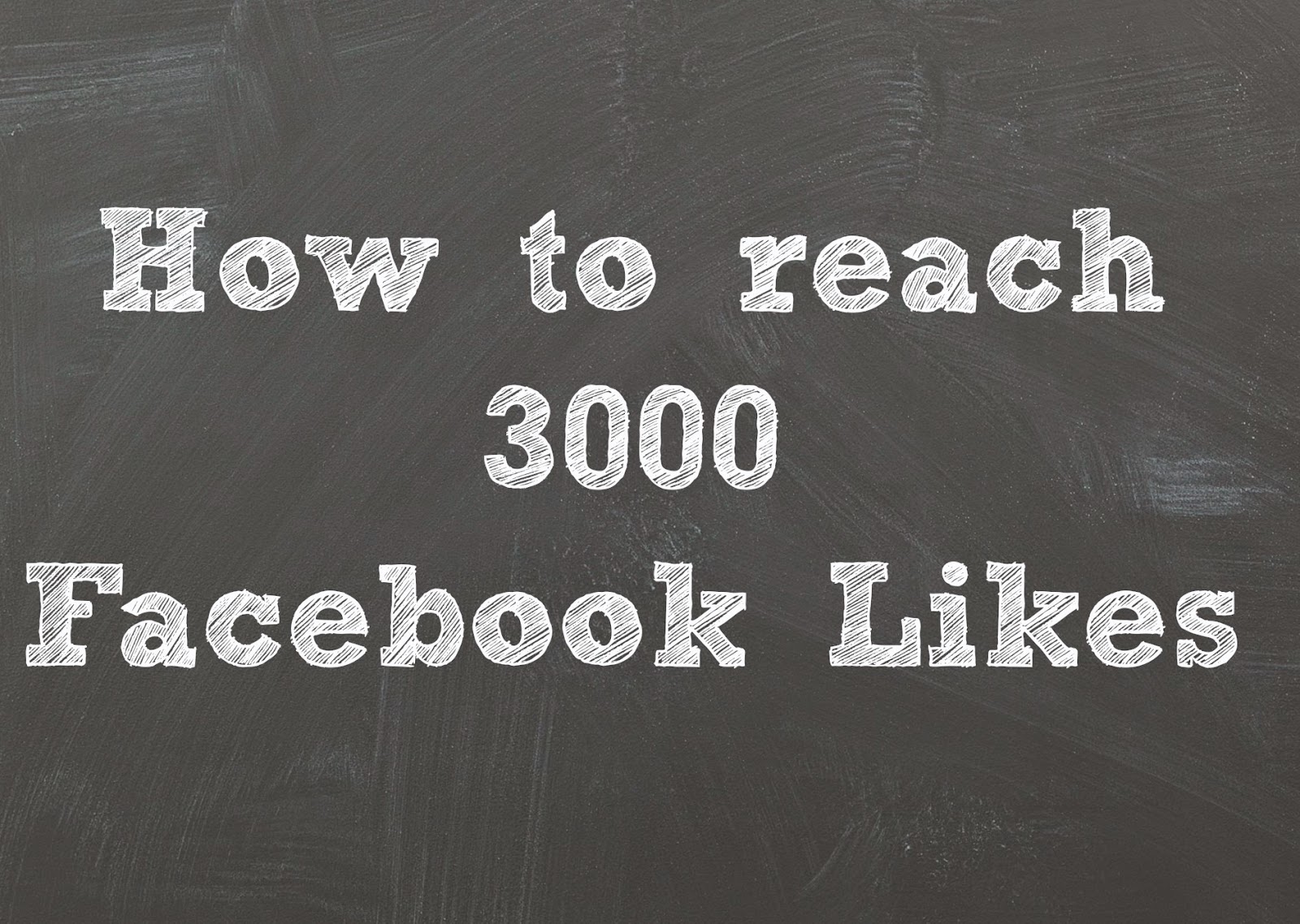 How to reach 3000 facebook likes | North East Family Fun
