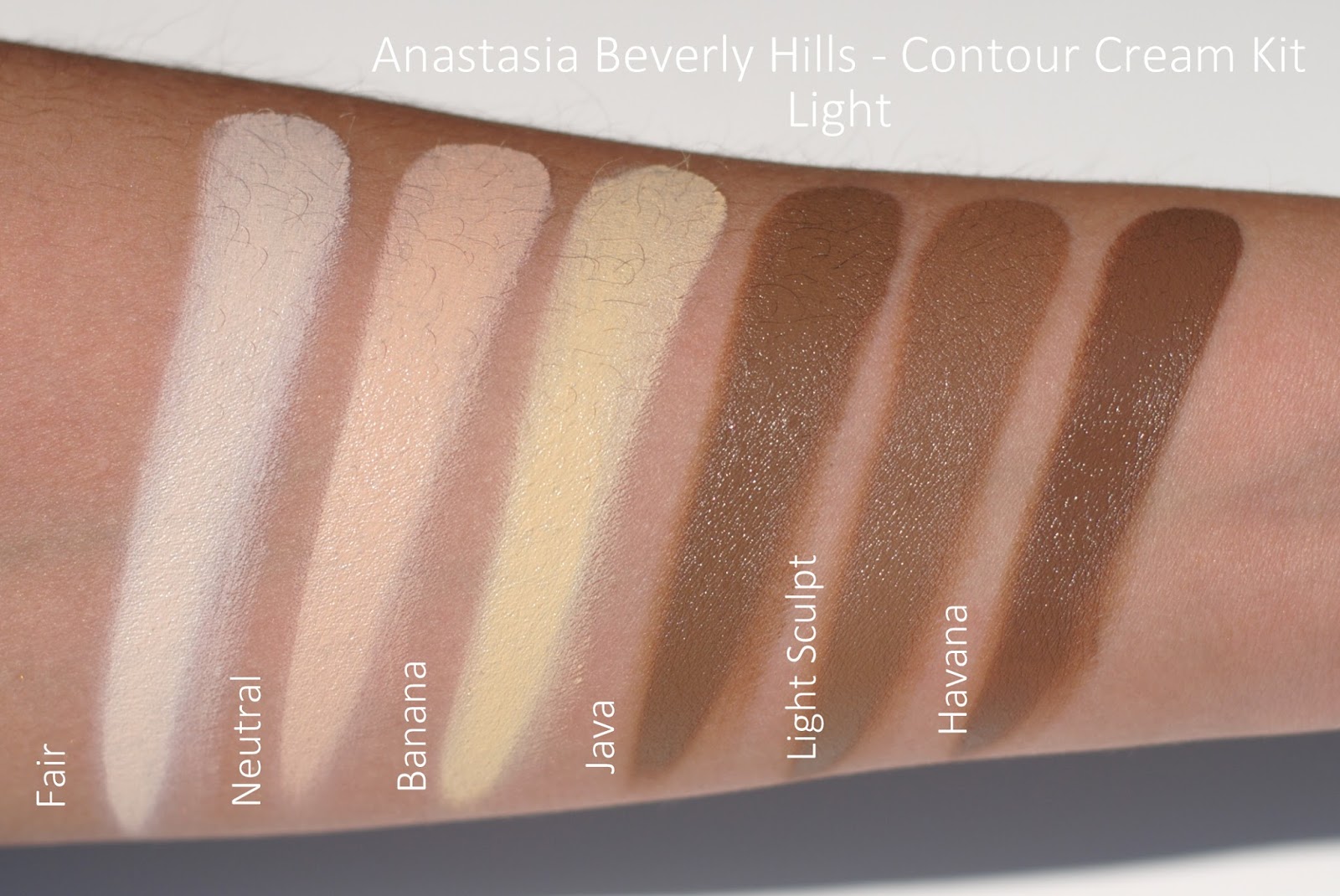 I AM A FASHIONEER: ABH - Cream Contour Kit Comparison
