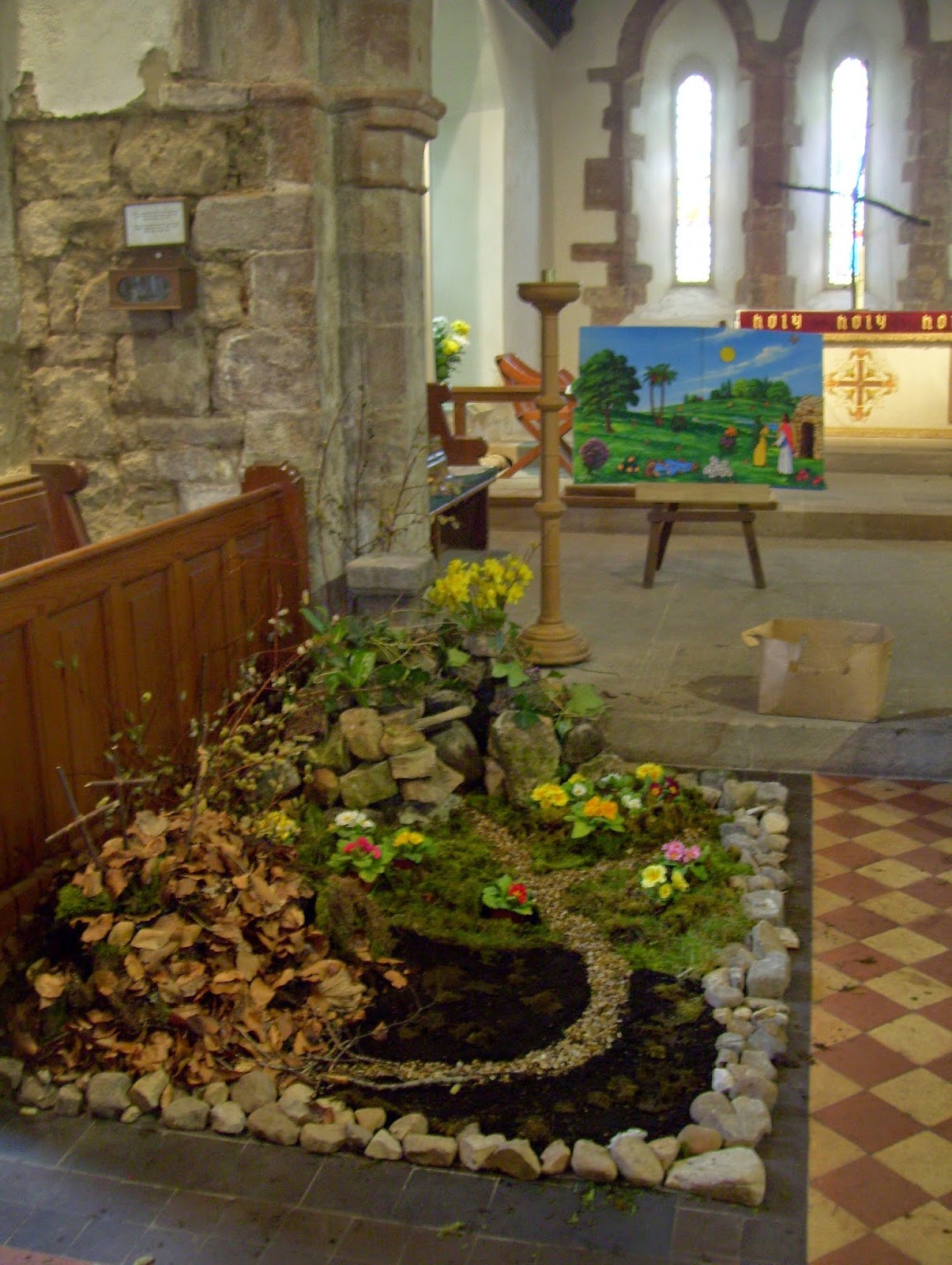 Rev Dr Susan Ramsaran: Messy Church makes the Easter Garden