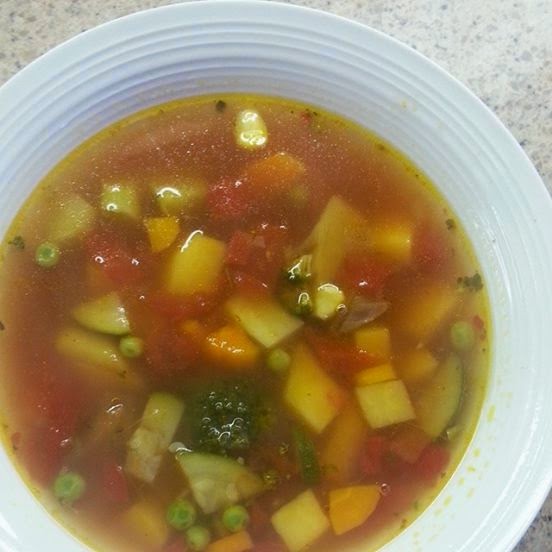 La cuisine de mamali : Soupe aux légumes et haricots rouges