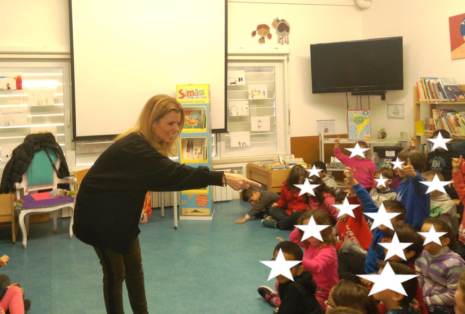 EB ZECA AFONSO, Pinhal Novo: Vinda da escritora Maria Inês Almeida