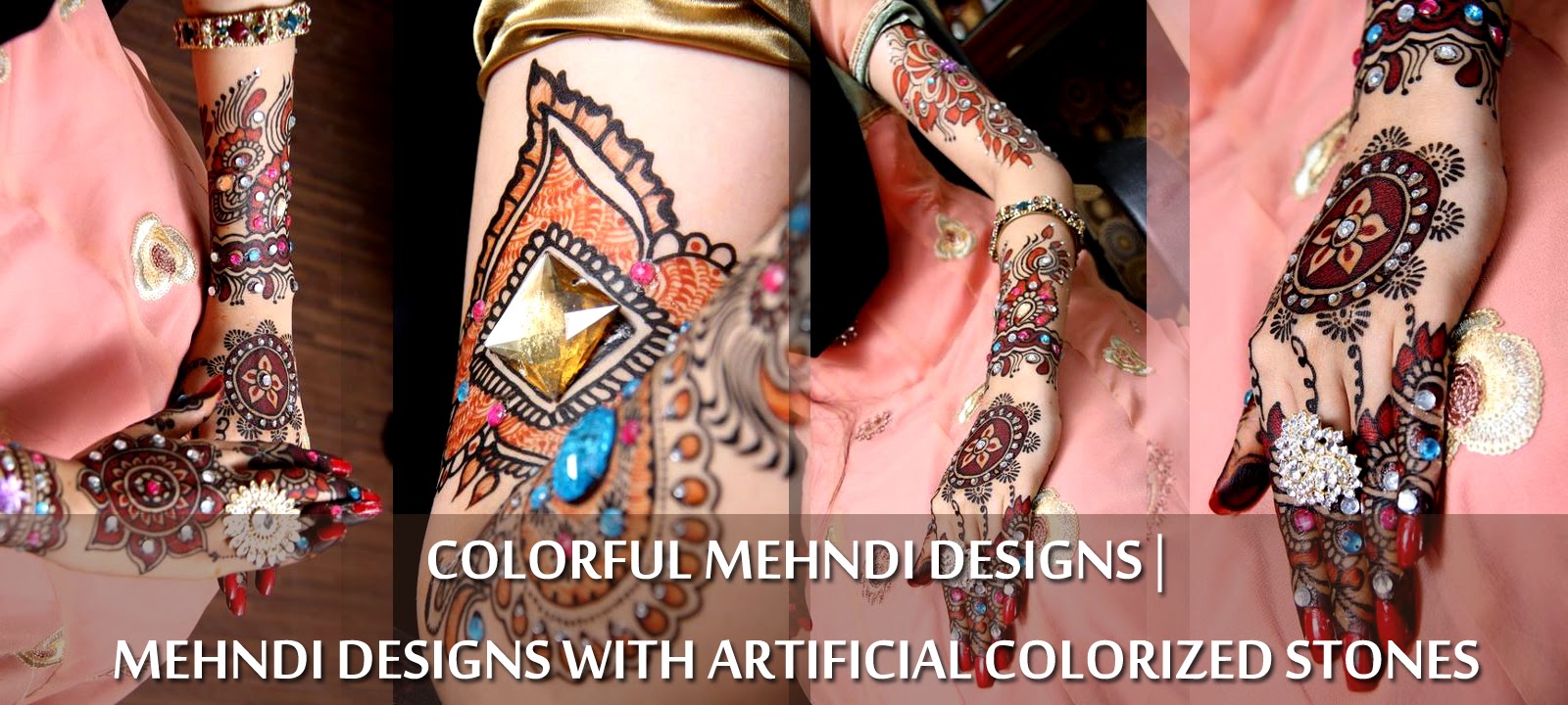 Latest Glitter and Stone Mehndi Designs | Style & Fashion Corner