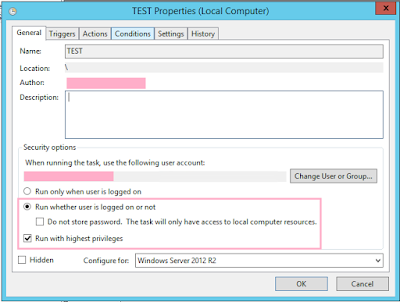 GIRL ENGINEER: [Windows Server 2012 R2] 排程執行批次檔案遇到錯誤-An unhandled exception ('system ...
