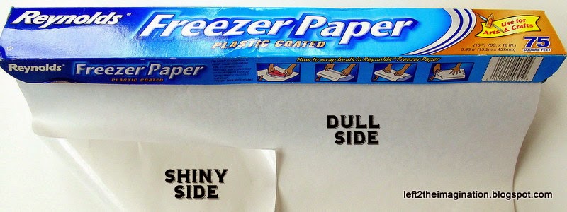 3 CRAFTY WAYS TO USE FREEZER PAPER- | left2theimagination