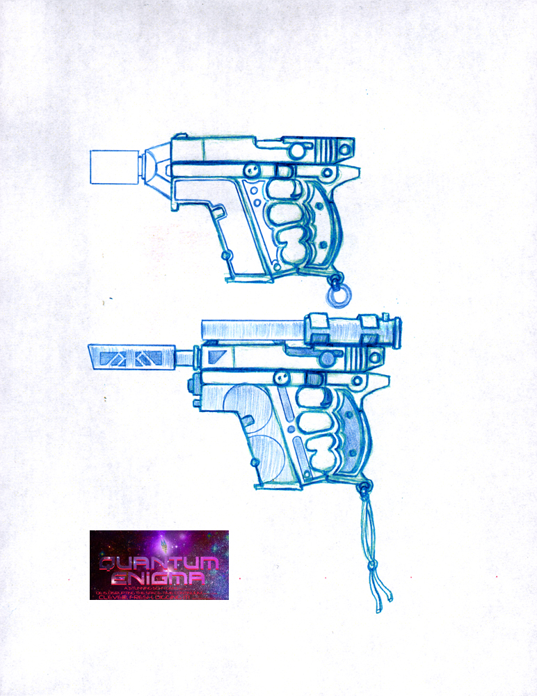 ALIEN BLASTER CONCEPT ART AND PROP DESIGN | Black Fly Productions