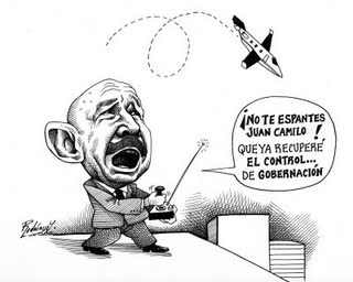 Caricaturas Politicas: Salinas de Gortari con avioncito de control remoto