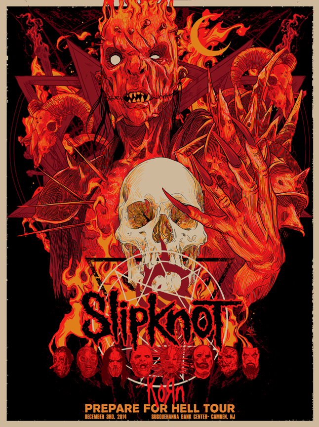 Vance Kelly Art: New poster for Slipknot