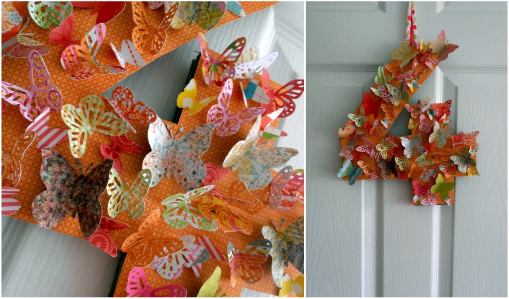 Giggleberry Creations!: Butterfly Party - Number Wreath!