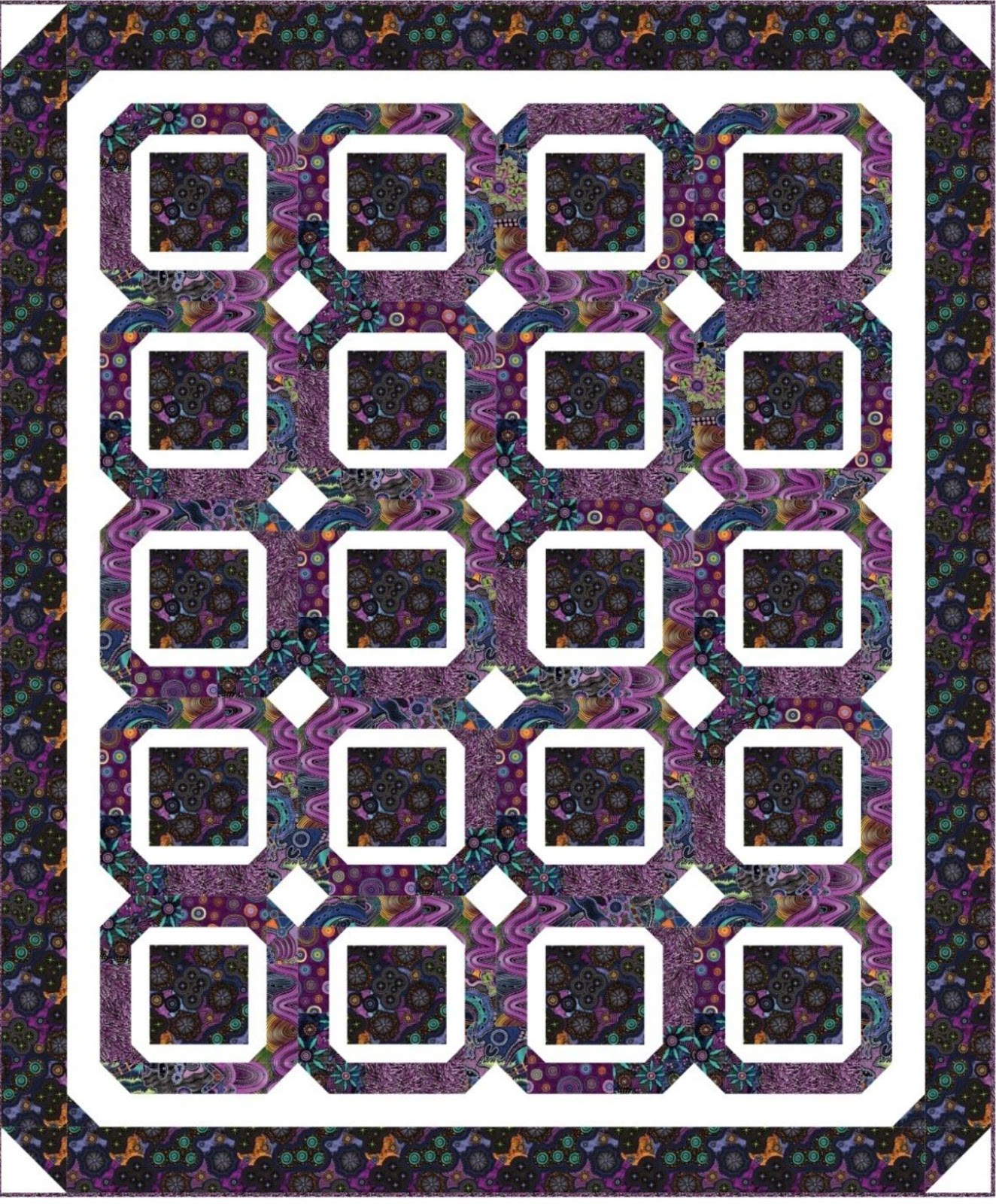 Inspired by Fabric: Art on Fabric: Walkabout 2