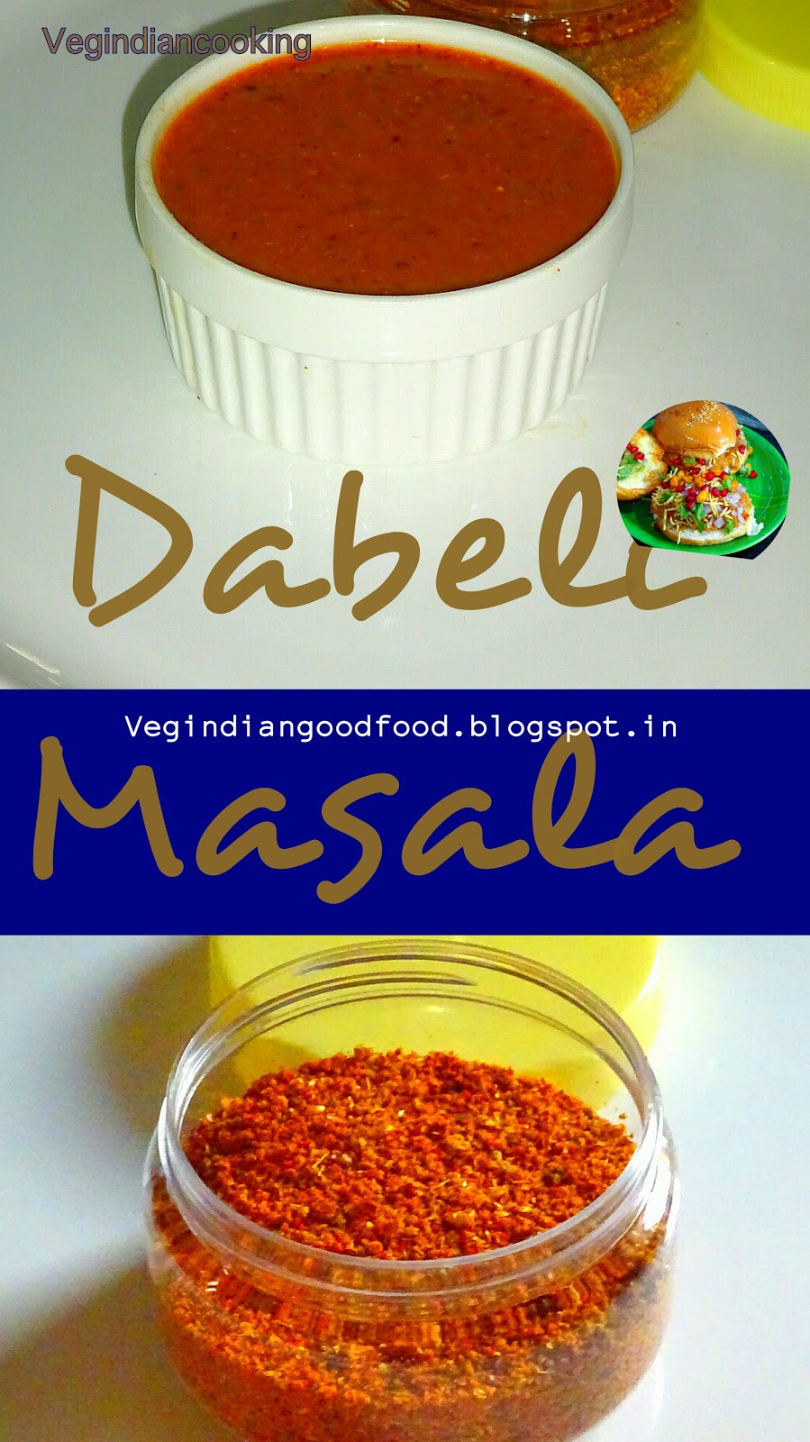 Veg Indian Cooking: Dabeli Masala
