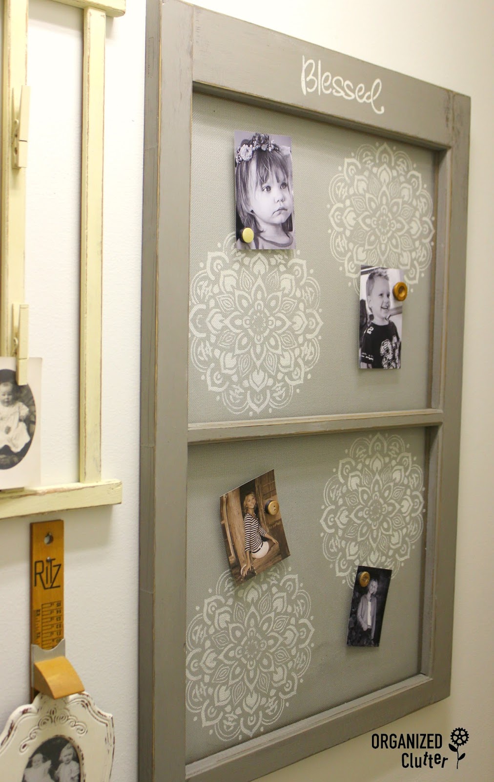 Another Project for my Repurposed Photo Holder Gallery Wall - Organized ...