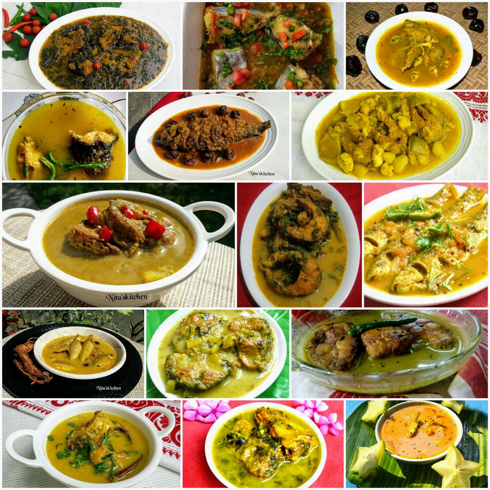 Top 15 Assamese style sour Fish curry recipes