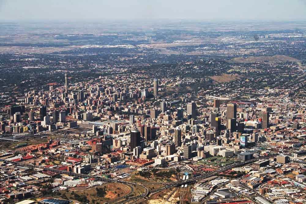 JOHANNESBURG (JHB), THE LARGEST CITY IN SOUTH AFRICA