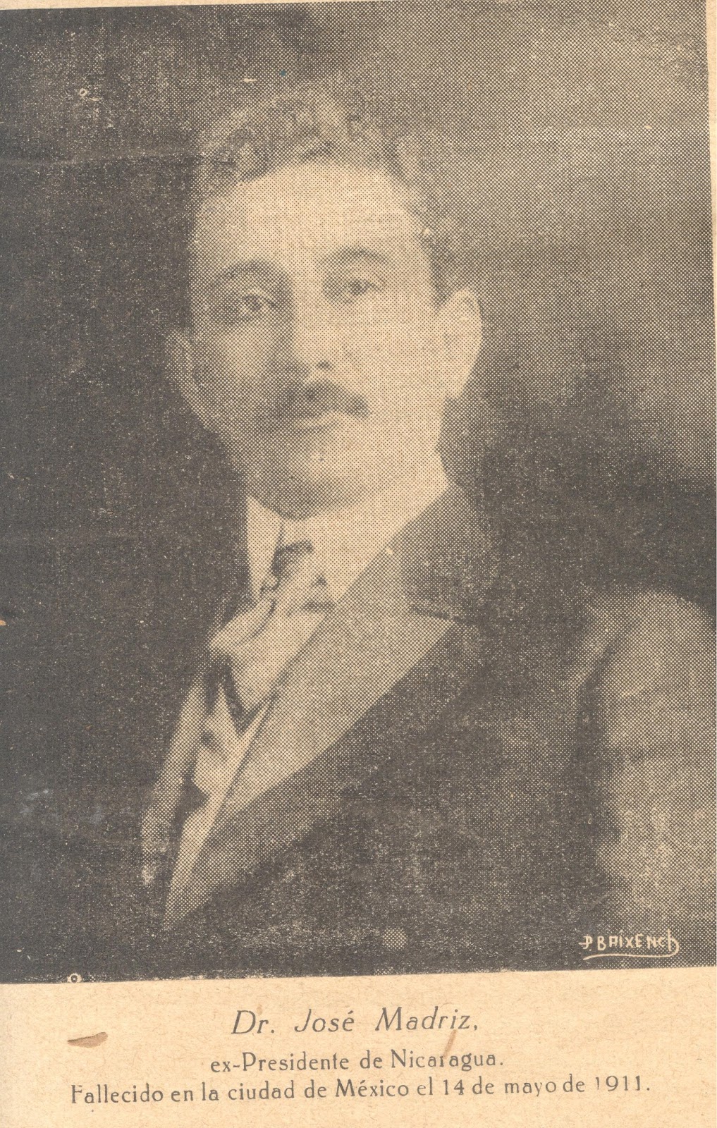 NICARAGUA: DESDE EL MIRADOR DE NUESTRA HISTORIA: JOSÉ MADRIZ: UN ...