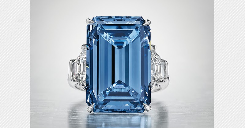 Fancy Diamonds: ‘Oppenheimer Blue’ Diamond Sets New Record by Being ...