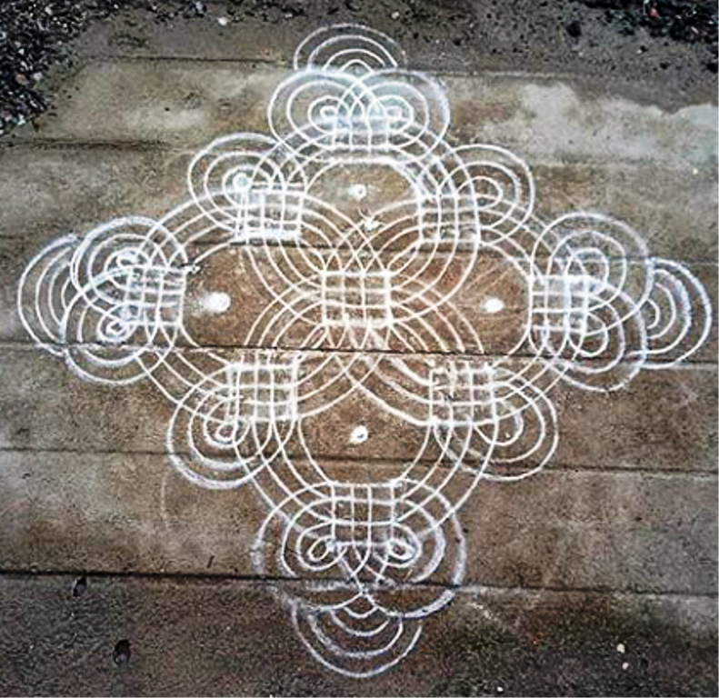 Friday kolam 6 by learn kolam