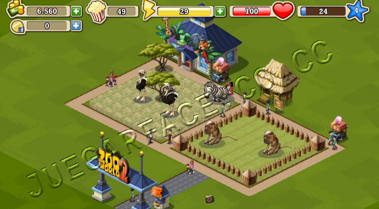 Juegos de Facebook en Español: Zoo World 2