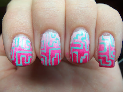 Meg's Manicures: Maze Nails