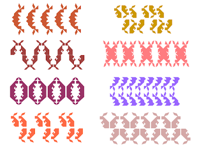 MEDIAN Don Steward mathematics teaching: frieze patterns