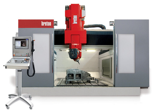 Breton Matrix 800 - CNC 5 assi per fresare acciaio, alluminio ...