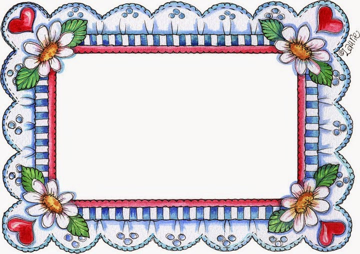Flowers in Country Style: Free Printable Frames, Borders and Labels ...