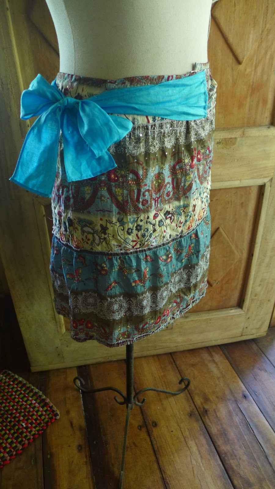 Recycling Project - Wrap Skirt