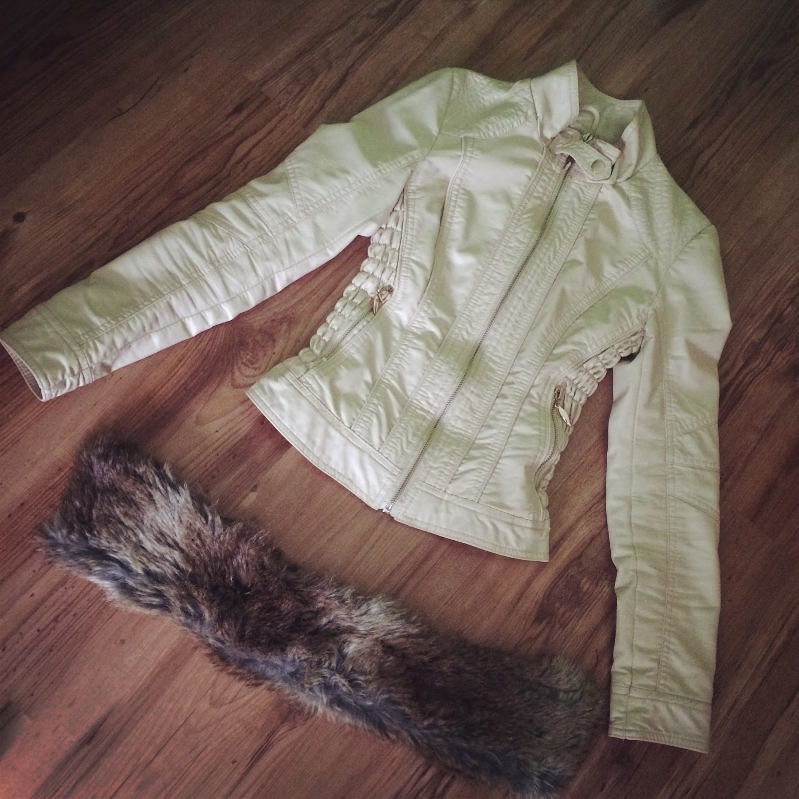 Tina's blog: DIY #03 - fur sleeve jacket
