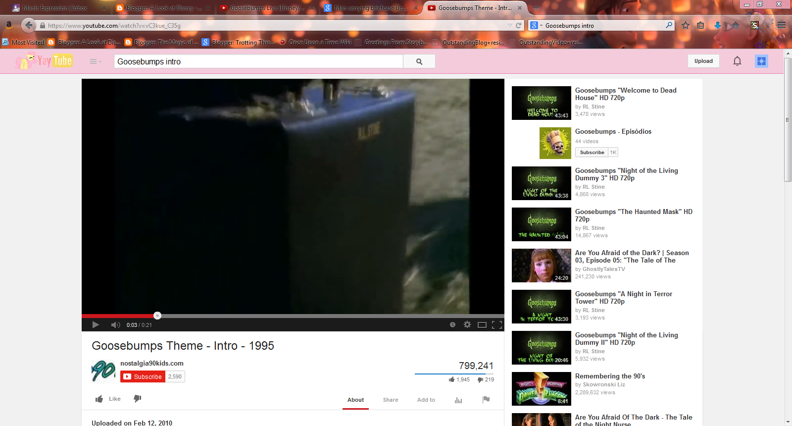 Goosebumps Tv Show Intro