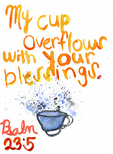 The Budding Theologian: My Cup Overflows!