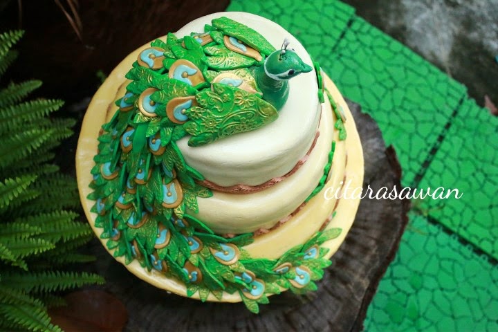 Peacock Cake / Kek Burung Merak ~ Must Read!