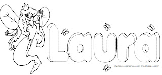 nome+laura+para+colorir.bmp (320×149) | Nomes para colorir, Nomes de ...