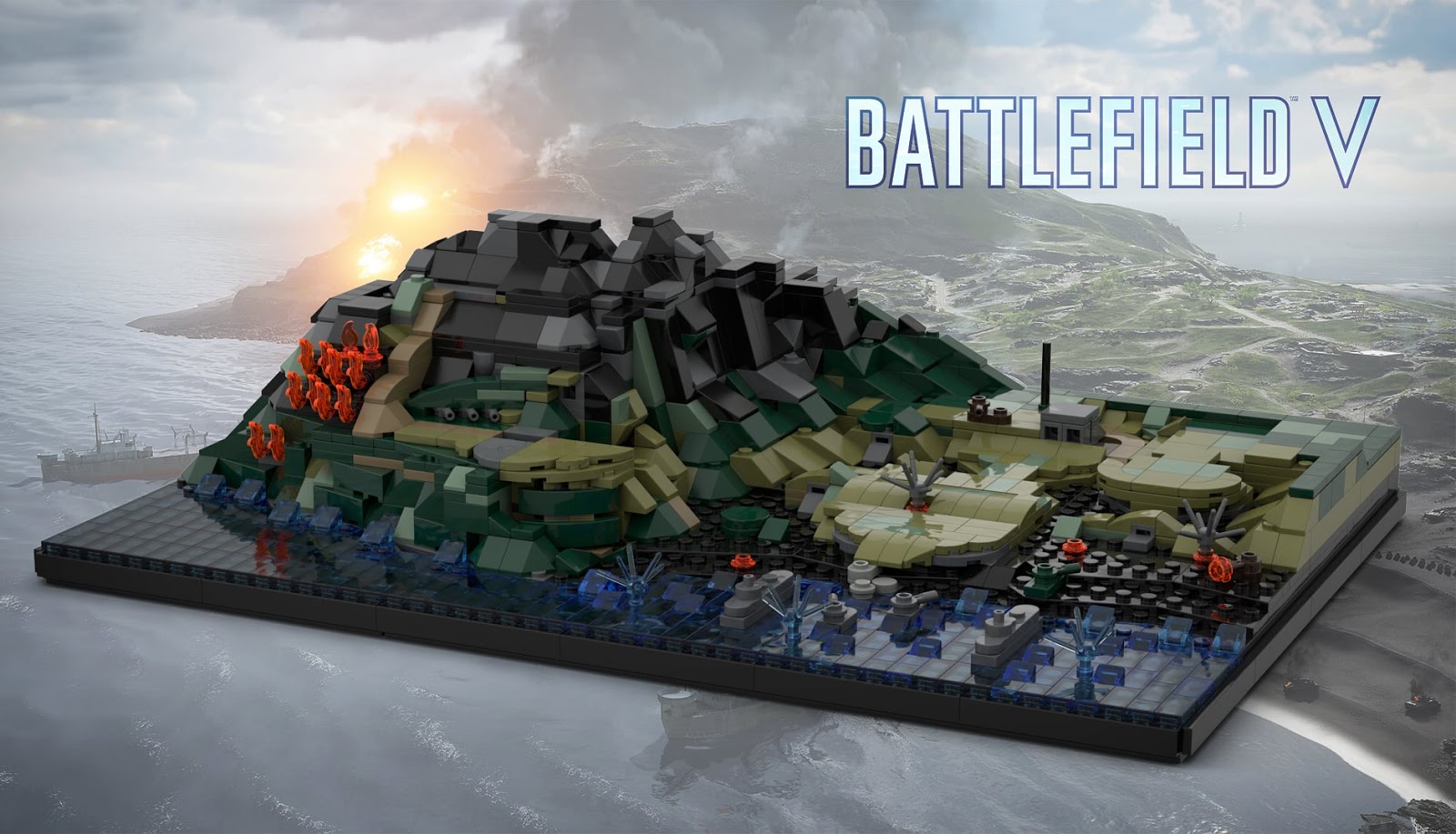 Fã recria mapas da franquia Battlefield em Lego