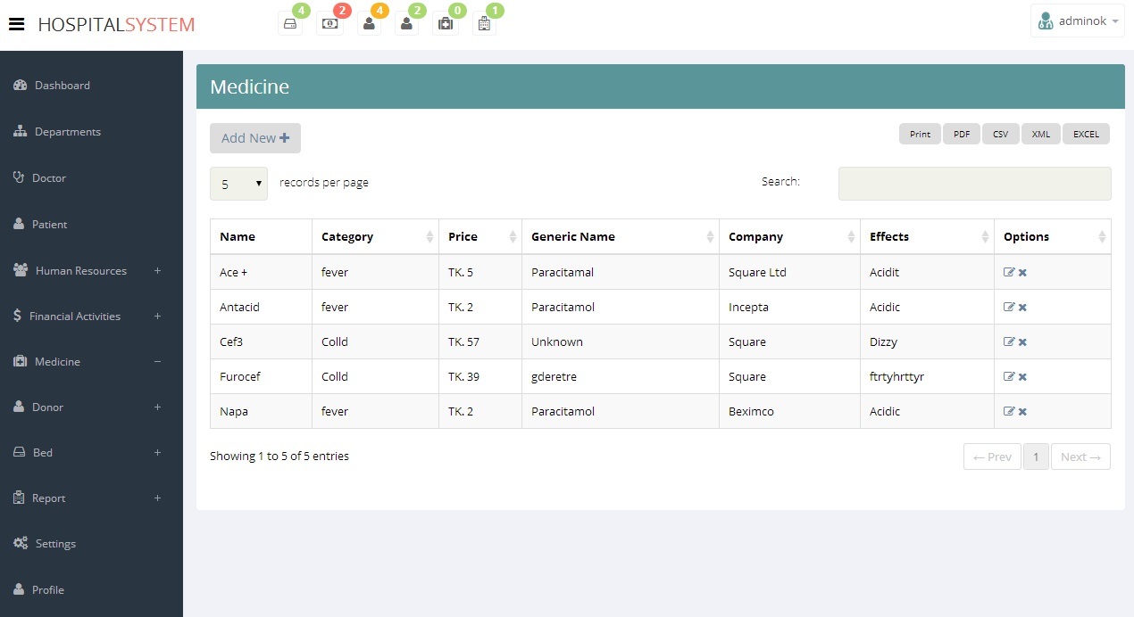Multi Hospital Management System - Amason Communications