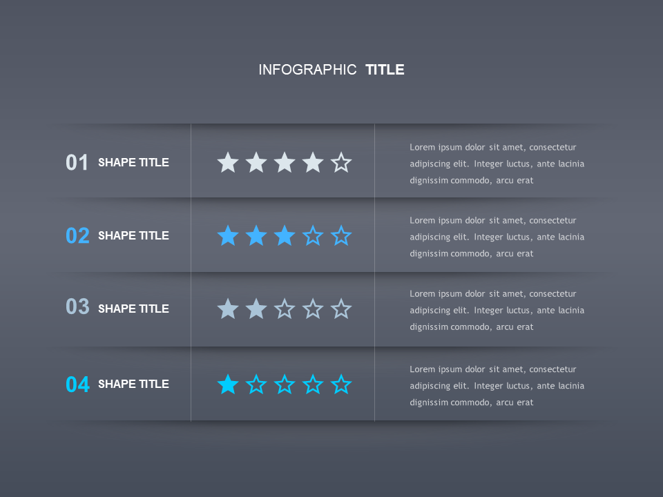 Star Rating Table PowerPoint Templates - PowerPoint Free