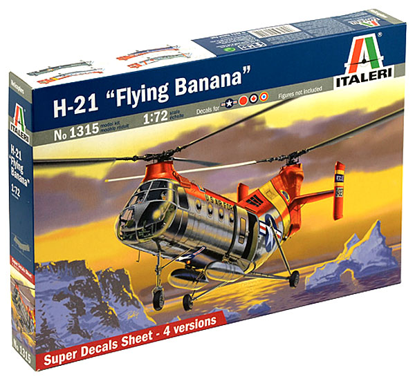ITALERI PIASECKI H-21 ‘FLYING BANANA’ HELICOPTER KIT ~ Megamag 2