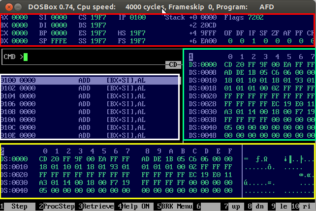 Tech Support: 8086 Assembly Debugging with AFD - Advance Full Screen Debug [PART 2 - Advance]