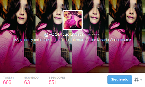 Mica Wasserman Fans: Unicos FCO De Mica Wasserman!